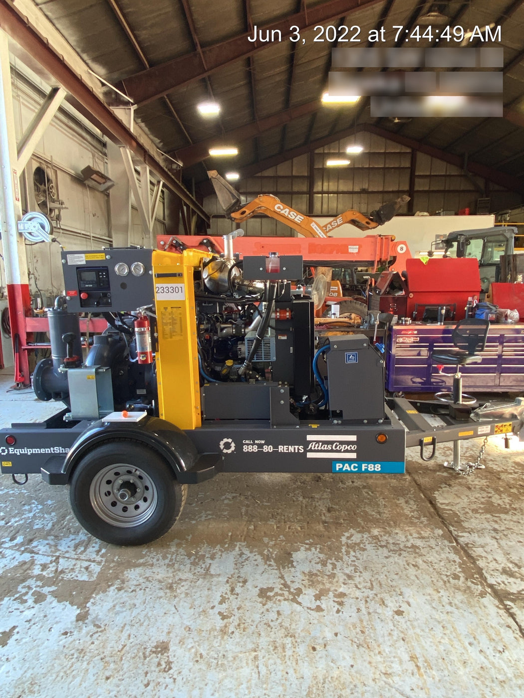 2022 ATLAS COPCO PAC F88 PD — Used Equipment | EquipmentShare