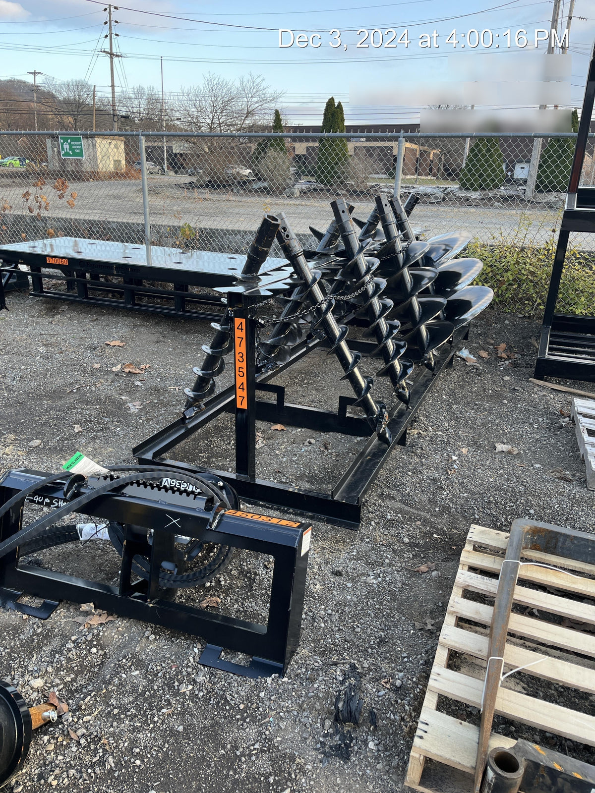 2024 FLUID POWER SUPPORT Auger Storage Rack — Used Equipment ...